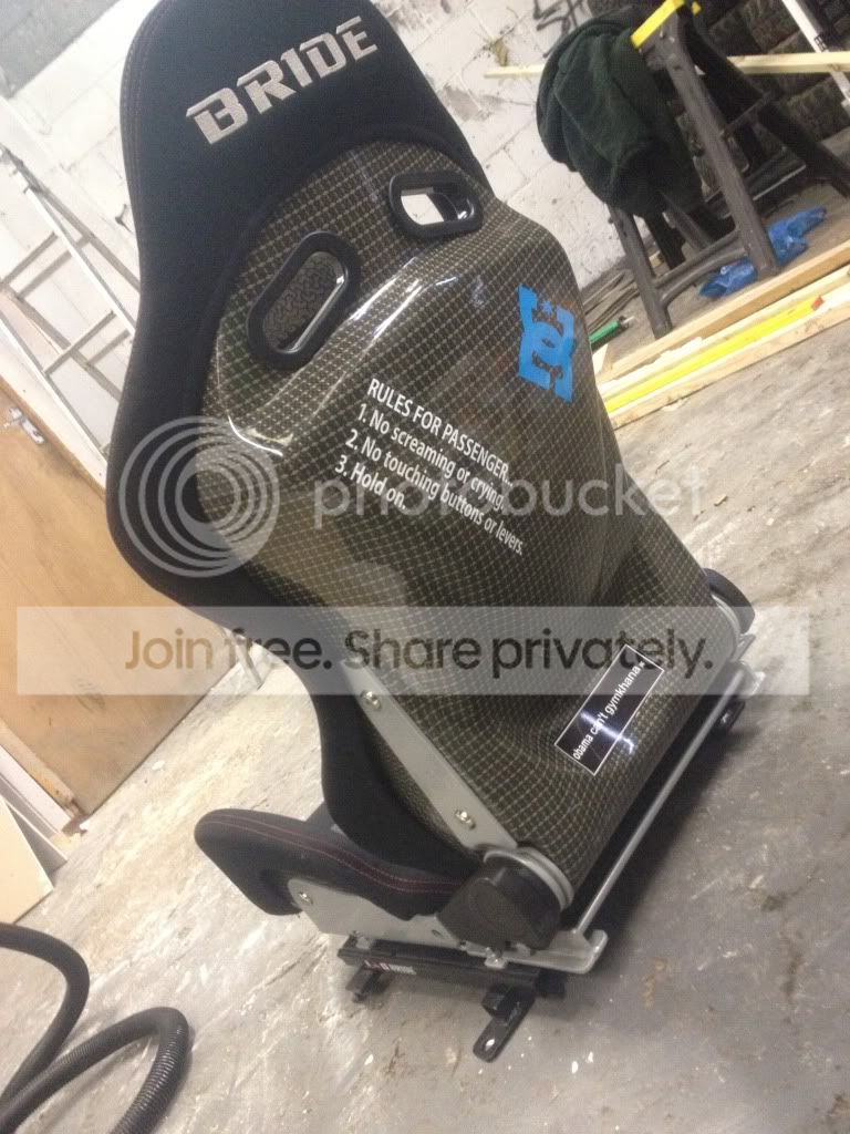 Bride Gias Graduation carbon/kevlar reclining bucket seats on Bride ...
